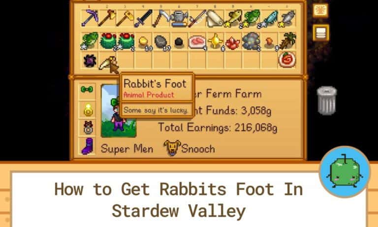 How to Get Rabbit's Foot in Stardew Valley - SDew HQ