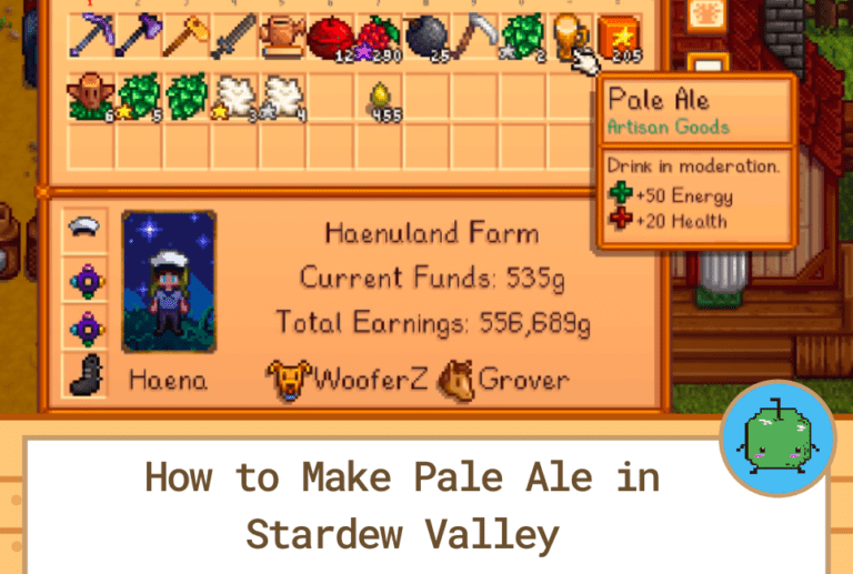 How to Make Pale Ale in Stardew Valley - SDew HQ